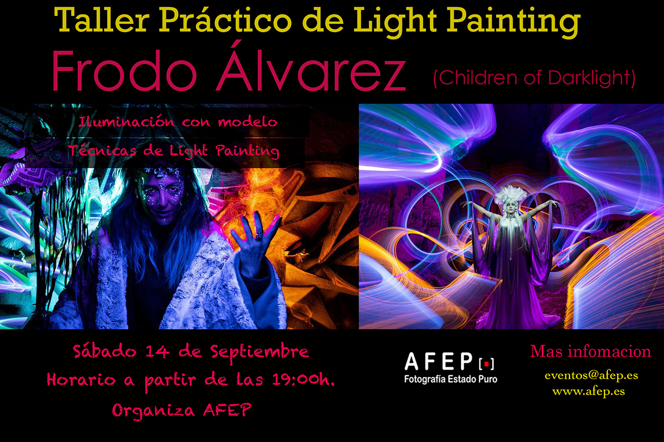 Taller práctico de Light Painting y pintura con luz con Frodo Álvarez ...
